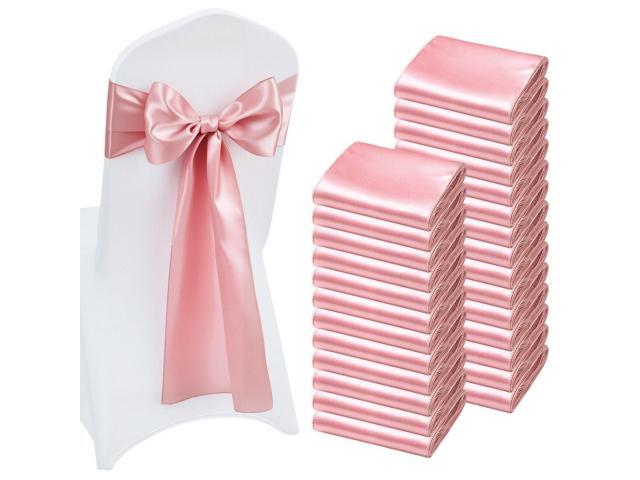 Click here for VEVOR Satin Chair Sashes Bows  100PCS Chair Ribbon... prices