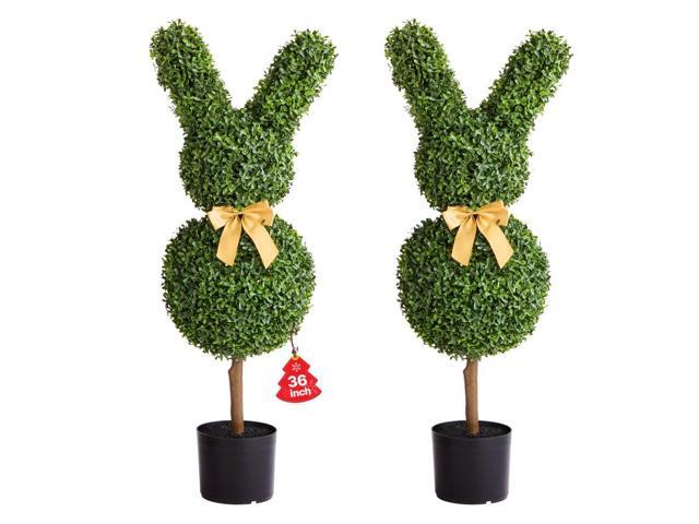 Click here for VEVOR Artificial Topiary Bunny-Shape Boxwood Ball... prices