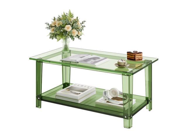Click here for VEVOR Acrylic Coffee Table  2 Tiers Center Table w... prices