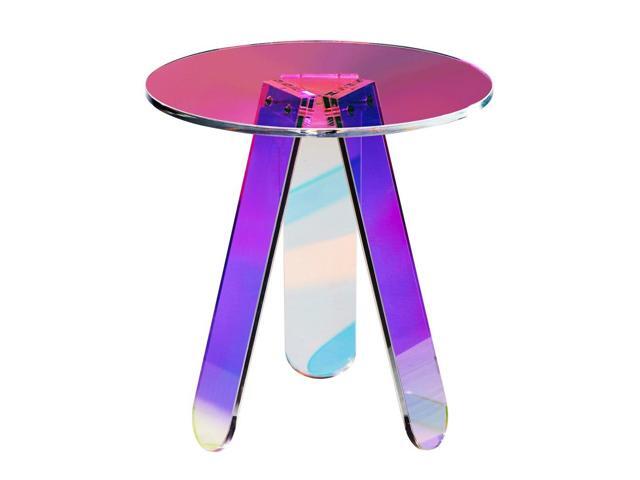 Click here for VEVOR Round Iridescent Side Table  Acrylic End Tab... prices