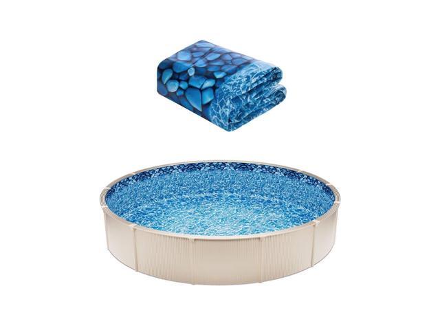 Click here for 21-ft Round Above Ground Pool Liner  Overlap Pool... prices
