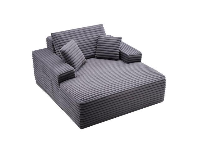 Click here for VEVOR Chaise Lounge Chair  48 in Boneless Chaise L... prices