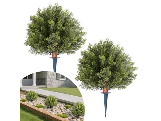 Click here for VEVOR Artificial Topiary Cypress Trees with Ground... prices