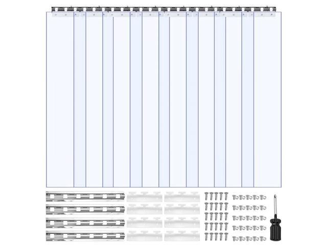 Click here for VEVOR Clear PVC Strip Curtain  84 in Height x 48 i... prices
