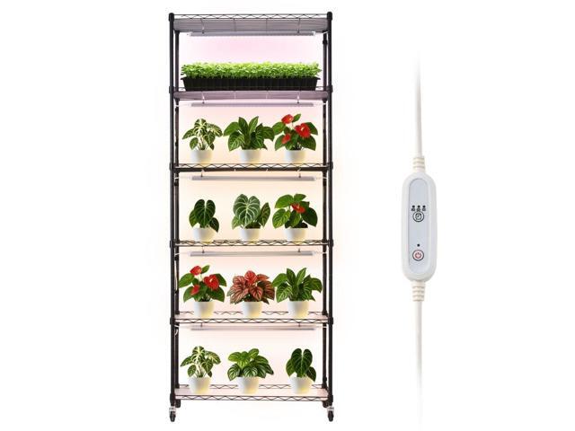 Click here for VEVOR Plant Shelf with Grow Light  6-Tier Indoor P... prices