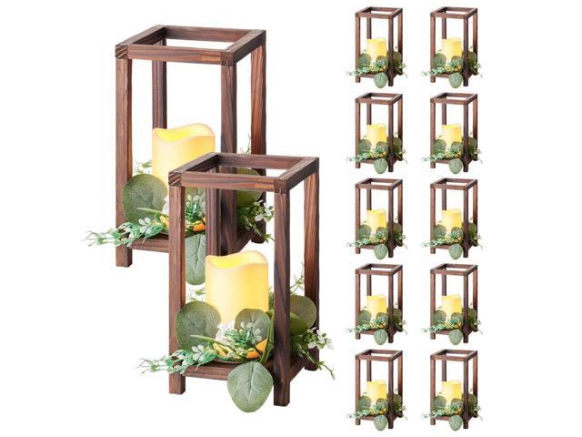 Click here for VEVOR 12 Set/36 Pcs Wooden Wedding Lantern Centerp... prices