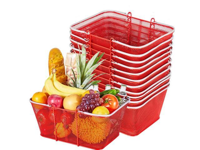 Click here for VEVOR Shopping Baskets  12 PCS  22L Stackable Meta... prices