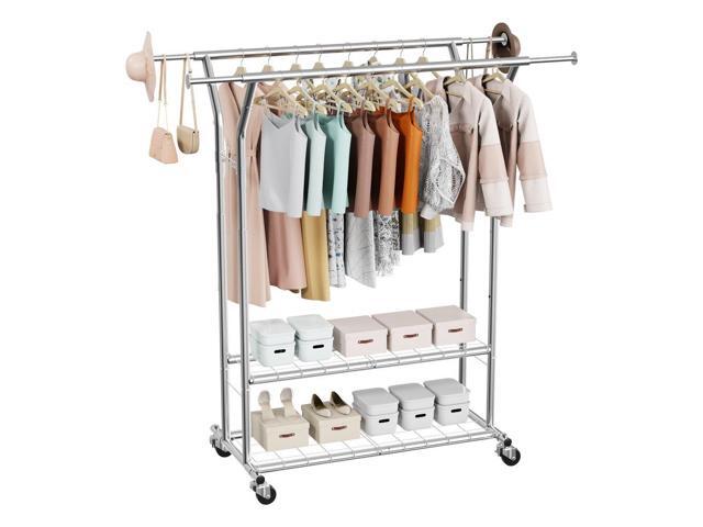 Click here for VEVOR Clothes Rack  Rolling Clothing Garment Rack... prices