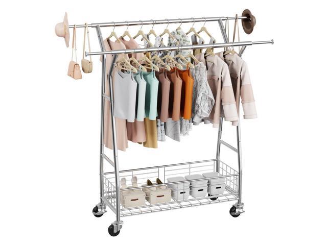 Click here for VEVOR Clothes Rack  Rolling Clothing Garment Rack... prices