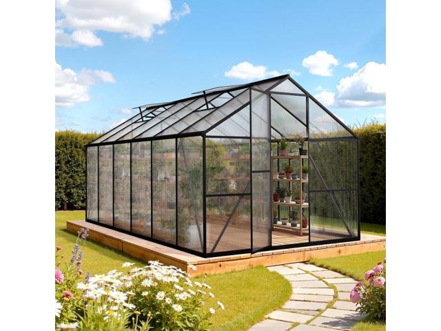 Click here for VEVOR 8 x 14 FT Polycarbonate Greenhouse  Heavy Du... prices