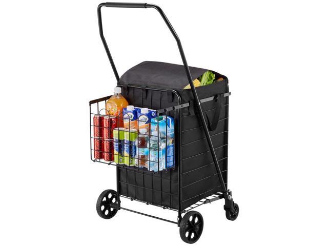 Click here for VEVOR Shopping Cart  Folding Grocery Utility Cart... prices