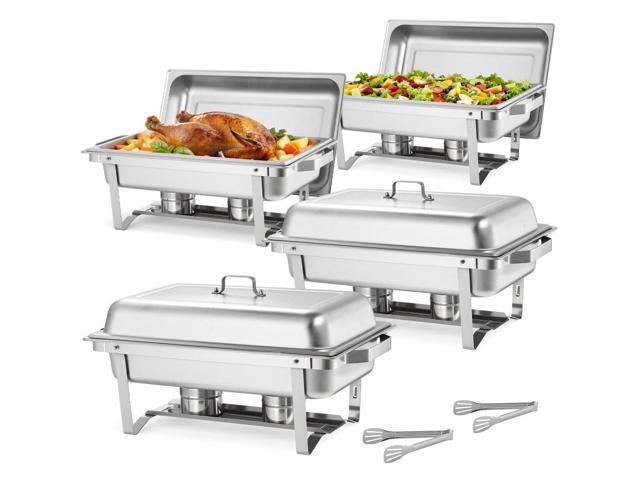 Click here for VEVOR Rectangle Chafing Dish  9 Qt 4 Pack Stainles... prices