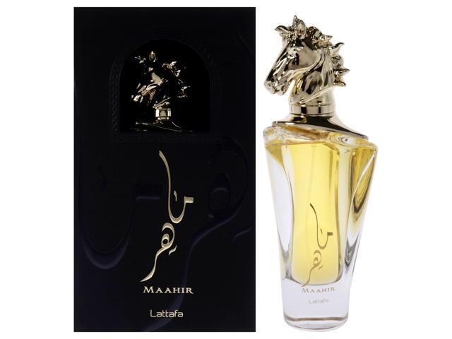 Click here for Maahir by Lattafa for Unisex - 3.4 oz EDP Spray prices