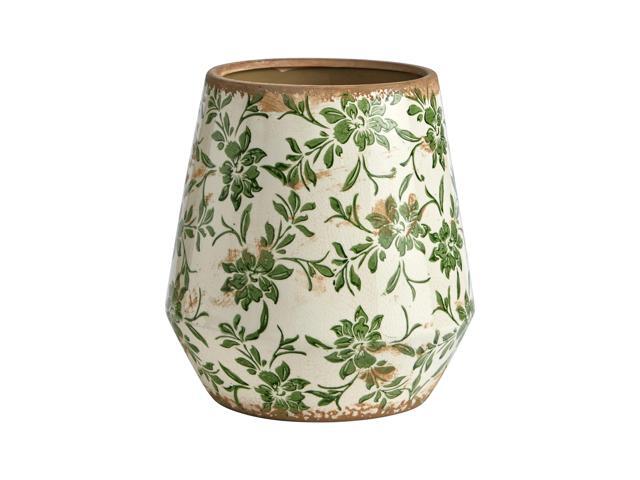 Click here for Nearly Natural 10 Tuscan Ceramic Green Scroll Plan... prices