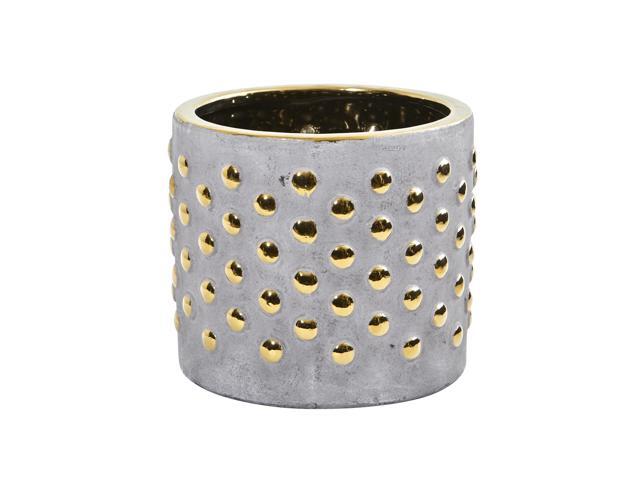 Click here for Nearly Natural 7 Regal Stone Hobnail Planter with... prices