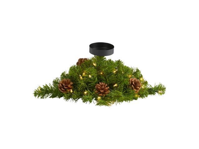 Click here for Nearly Natural 16 Christmas Pine Candelabrum with... prices
