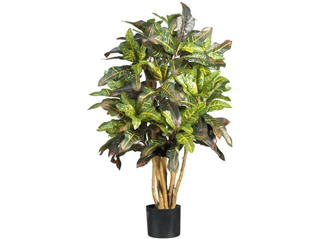 Click here for Nearly Natural 3 Croton Tree w/180 Lvs prices