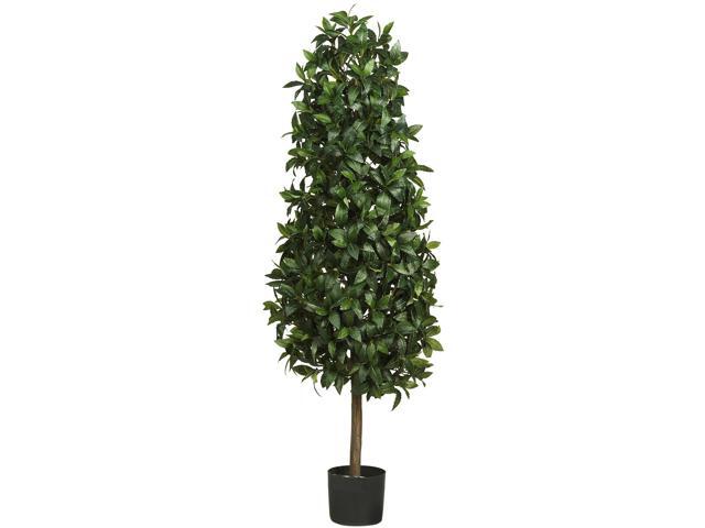 Click here for Nearly Natural 5 Sweet Bay Pyramid Tree w/1628 Lvs prices