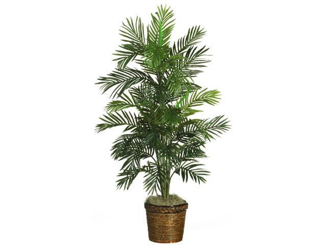 Click here for Nearly Natural 56inch Areca Tree w/Basket prices