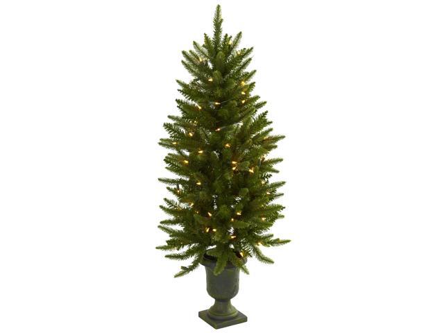 Click here for Nearly Natural 4 Christmas Tree w/Urn & Clear Ligh... prices