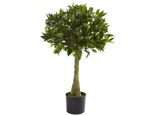 Click here for Nearly Natural 3 Bay Leaf Topiary UV Resistant w/6... prices