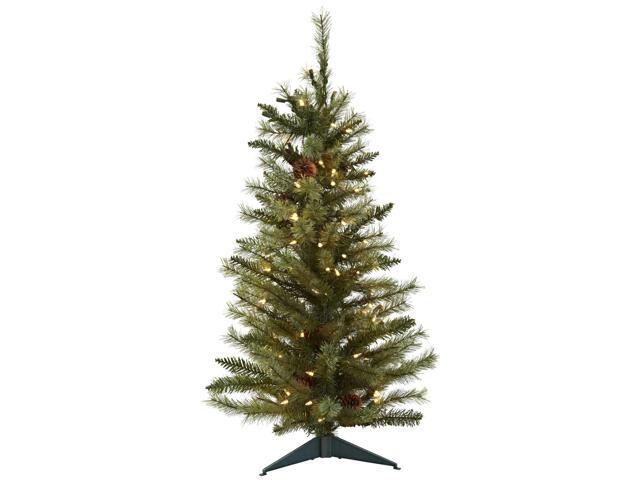 Click here for Nearly Natural 3 Christmas Tree w/Pine Cones 133 T... prices