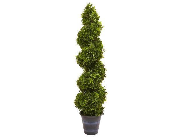 Click here for Nearly Natural 4 Boxwood Spiral Topiary Tree UV Re... prices