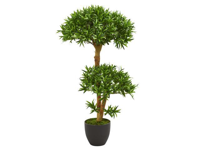 Click here for Nearly Natural 3 Bonsai Styled Podocarpus Artifici... prices