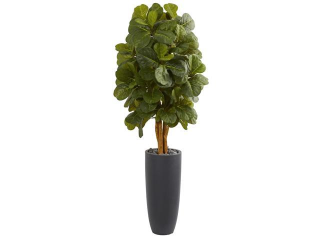 Click here for Nearly Natural 5.5 Fiddle Leaf Artificial Tree in... prices