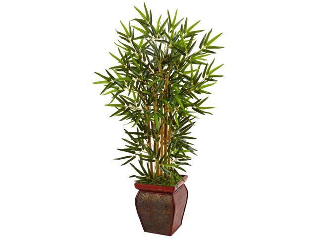 Click here for Nearly Natural 3.5 Bamboo Tree in Decorative Plant... prices