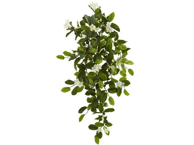 Click here for Nearly Natural 19 Stephanotis & Ivy Hanging Artifi... prices