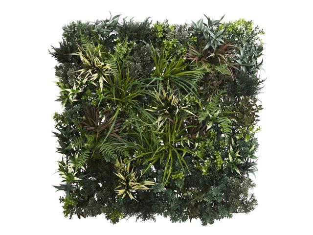Click here for Nearly Natural 3 x 3 Greens & Fern Wall Panel UV R... prices