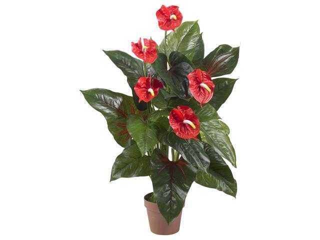 Click here for Nearly Natural 3 Anthurium Plant (Real Touch) prices