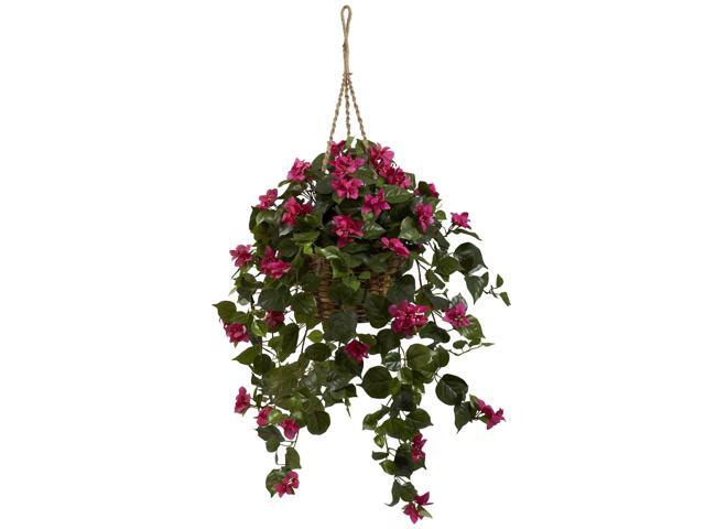 Click here for Nearly Natural Bougainvillea Silk Hanging Basket prices
