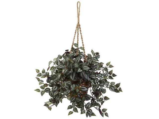Click here for Nearly Natural 20 Wandering Jew Hanging Basket prices