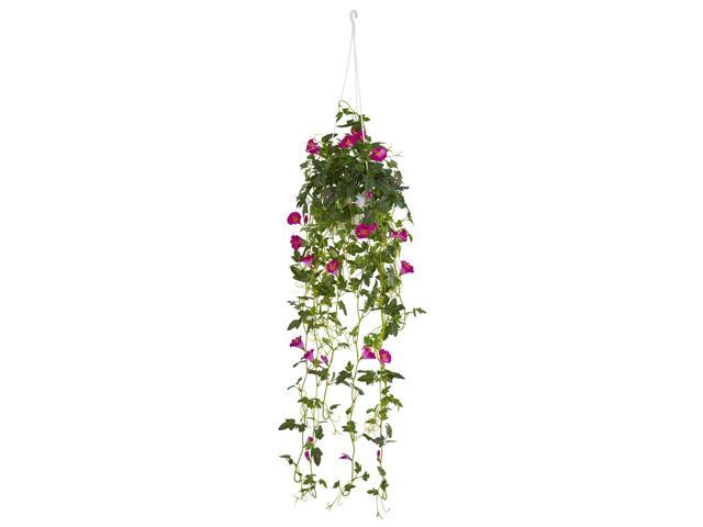 Click here for Nearly Natural 30 Petunia Hanging Basket prices
