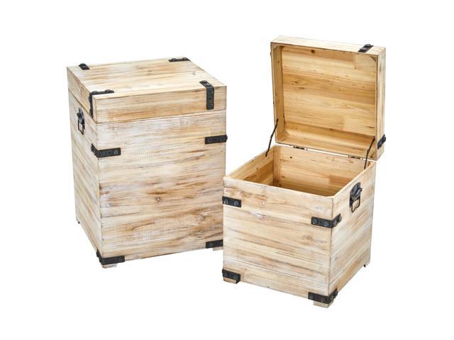 Click here for Nearly Natural Decorative Storage Boxes with Metal... prices