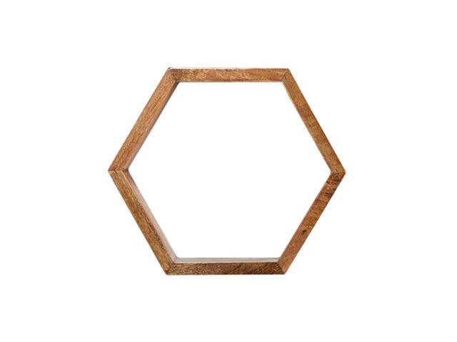 Click here for Nearly Natural 12 Wooden Hexagon Floating Honeycom... prices