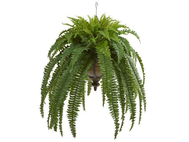 Click here for Nearly Natural 39 Boston Fern Artificial Plant in... prices