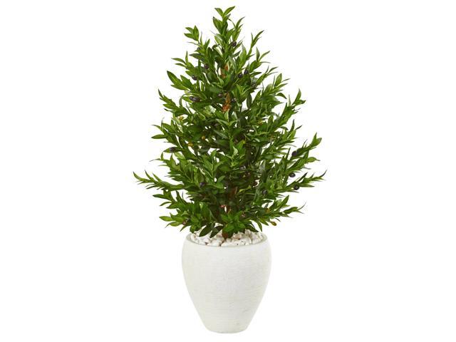 Click here for Nearly Natural 3.5Olive Cone Artificial Tree in Pl... prices