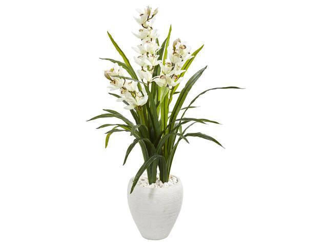 Click here for Nearly Natural 4 Cymbidium Orchid Artificial Plant... prices