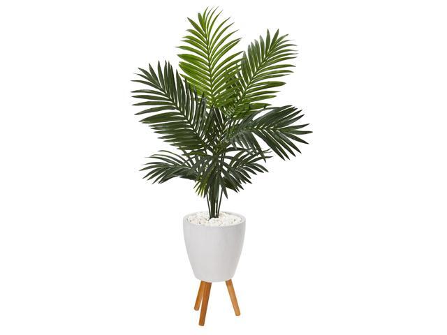 Click here for Nearly Natural 61 Paradise Palm Tree in White Plan... prices