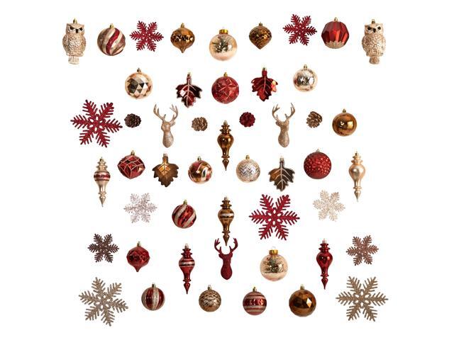 Click here for Nearly Natural 52 pcs Shatterproof Ornament Pack prices