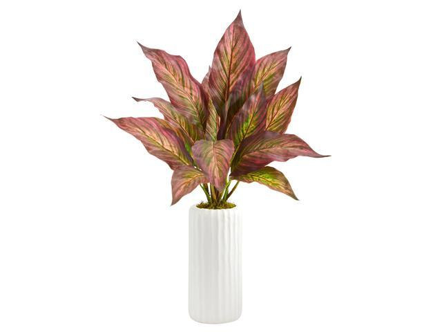 Click here for Nearly Natural 19 Musa Leaf Artificial Plant in Wh... prices