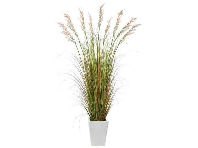 Click here for Nearly Natural 74 Grass Artificial Plant in White... prices