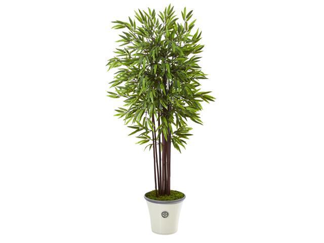 Click here for Nearly Natural 5.5 Bamboo Artificial Tree in Decor... prices
