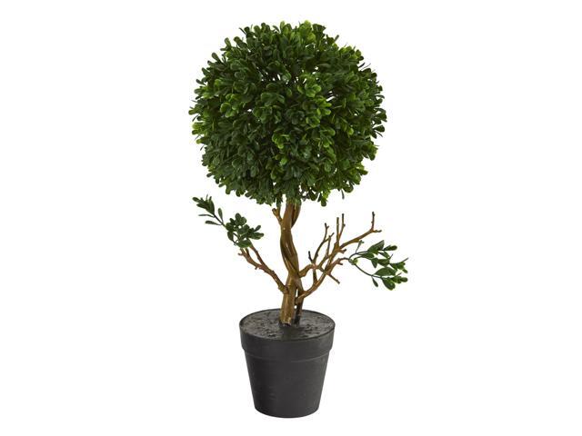 Click here for Nearly Natural 15 Boxwood Topiary Tree UV Resistan... prices