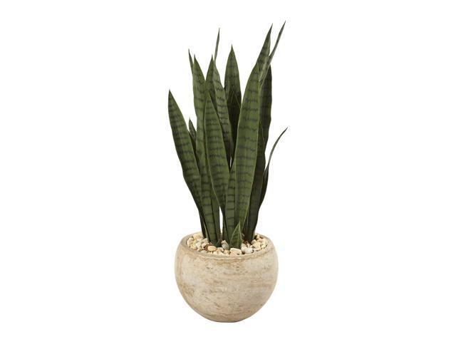 Click here for Nearly Natural 32 Sansevieria Artificial Plant in... prices