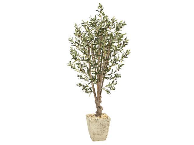 Click here for Nearly Natural 5 Olive Artificial Tree in Country... prices