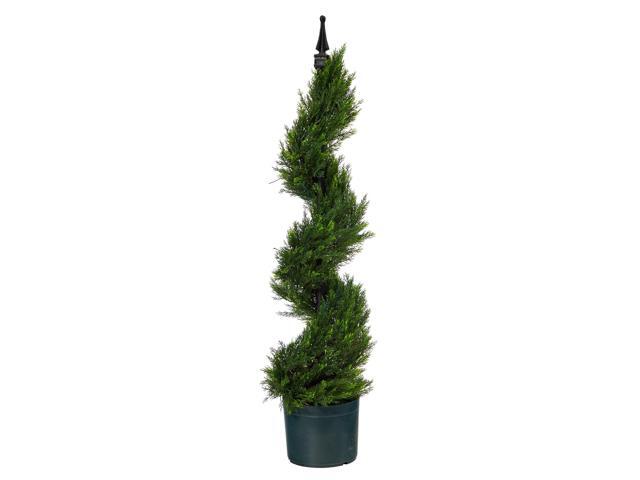 Click here for Nearly Natural 3 Cypress Spiral Topiary Artificial... prices
